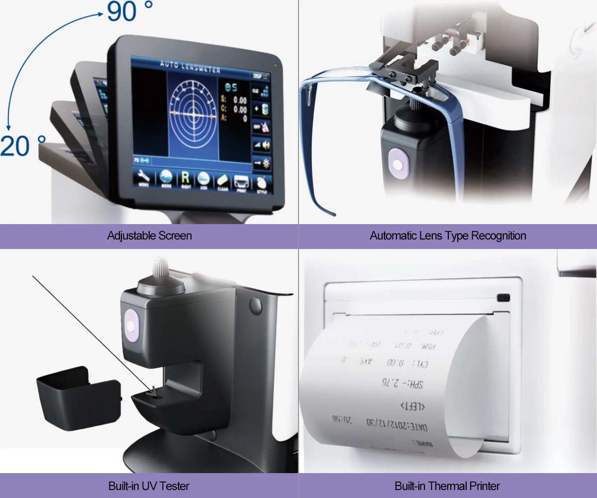 Optical Instruments Lens Meter Auto Lensmeter Jd 2600a Lensometro ...