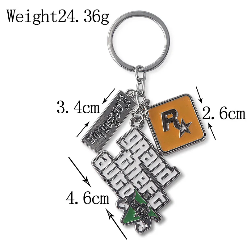 Wholesale Keychain Game Grand Theft Auto Gaming Collectible