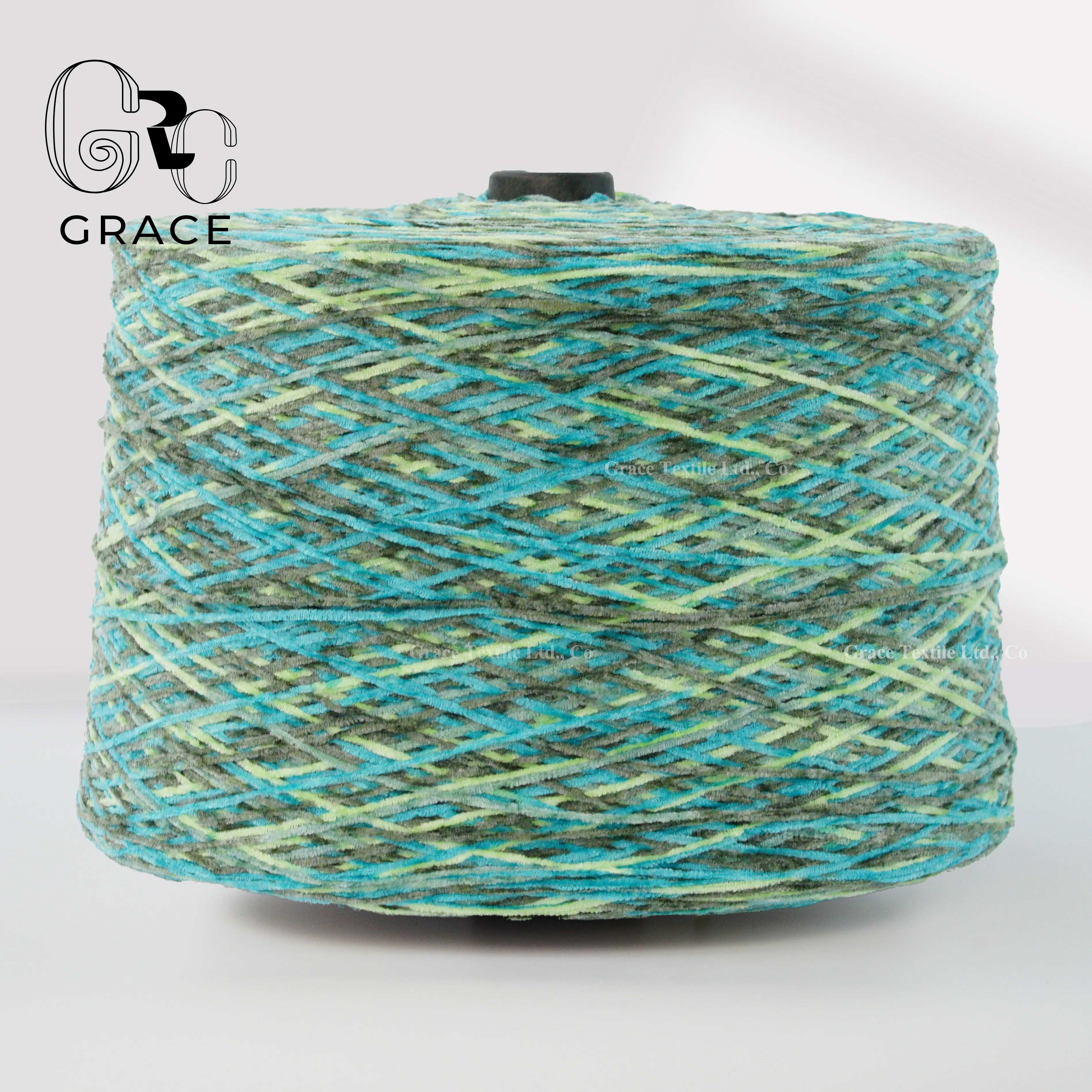 Furry Caterpillar Threads For Plain weaving 8NM 1Ply VISCOSE PES ...