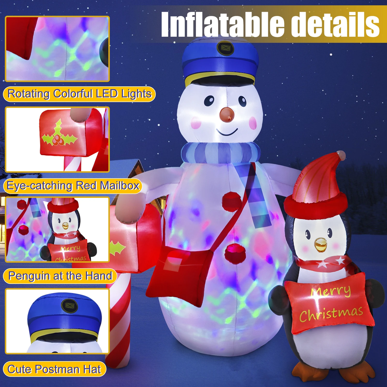 Ourwarm Custom Yard Display Outside Airblown Muecos Inflables De ...