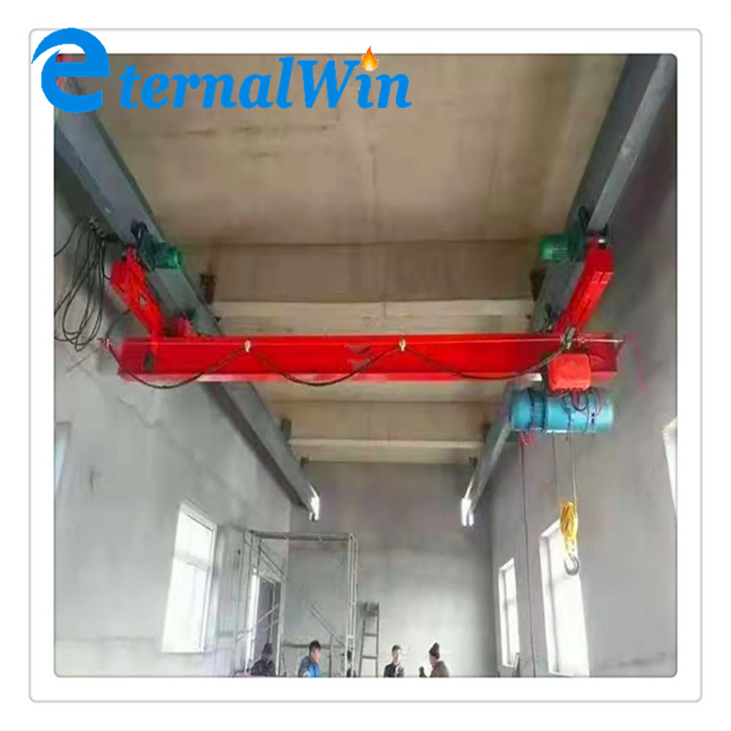 25 Ton Double Girder Warehouse Overhead Crane Step Push Button Double ...