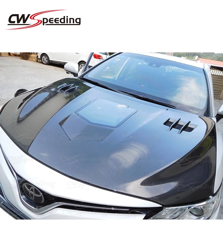 CWS-B STYLE CARBON FIBER ENGINE HOOD for 2018-2021 Toyota Camry XSE