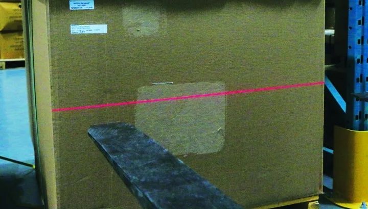 Red Laser Forklift Alignment Locator System for Pallet Positioning ...