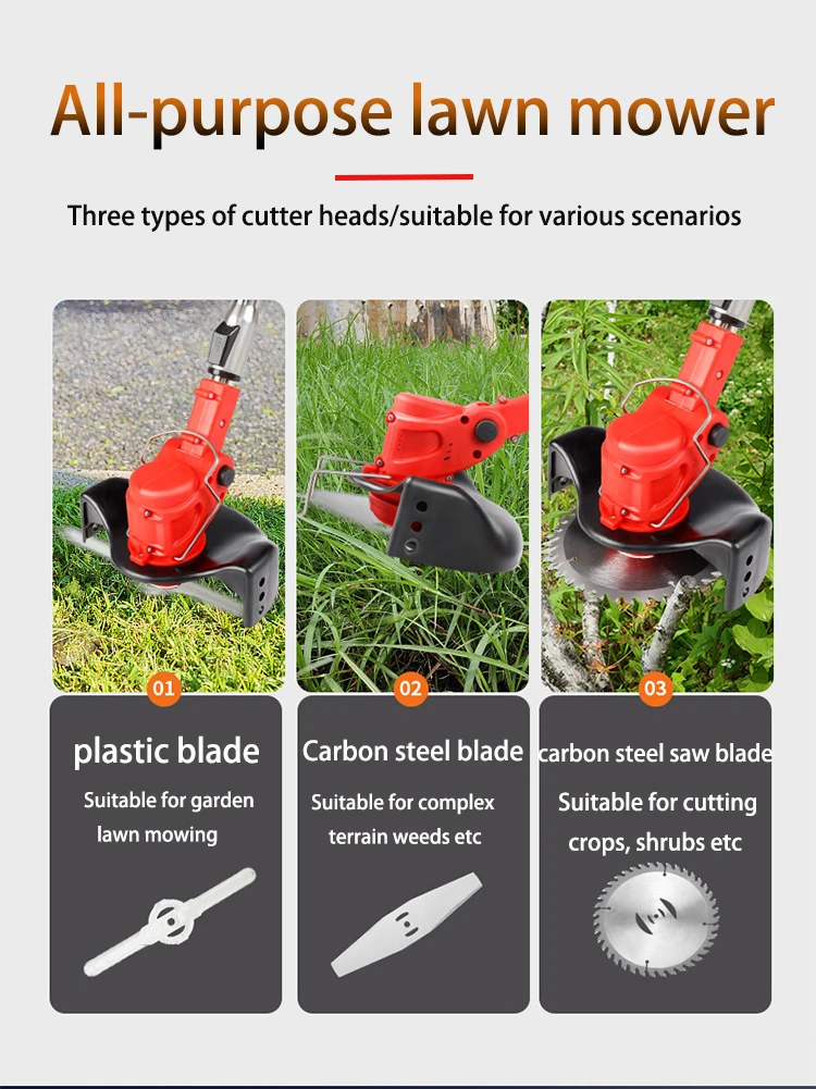 Efficient Electric Grass Cutter - Perfect for Garden Weeding