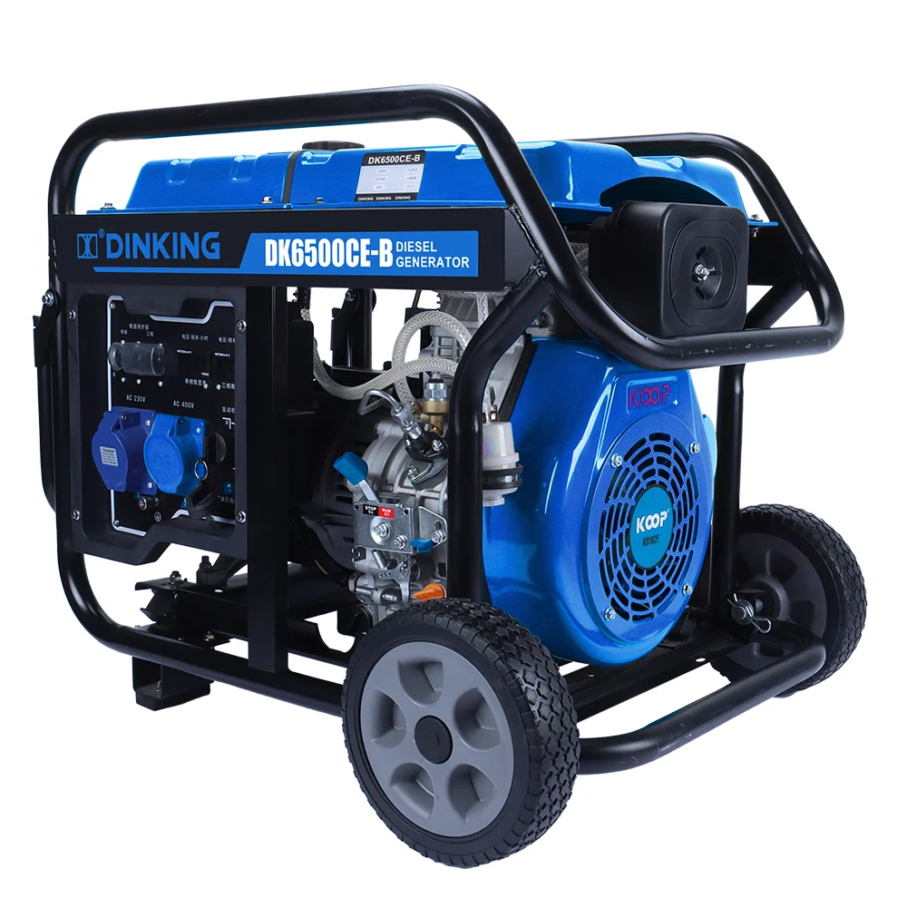 Dinking Factory Direct Portable Generator 5KW 320V Diesel Engine ...