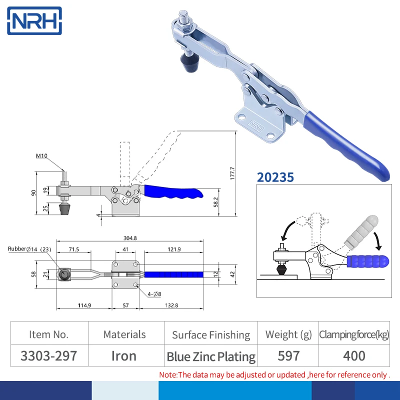Factory Adjustable Toggle Clamp Heavy Duty Latch for Industrial Machine ...