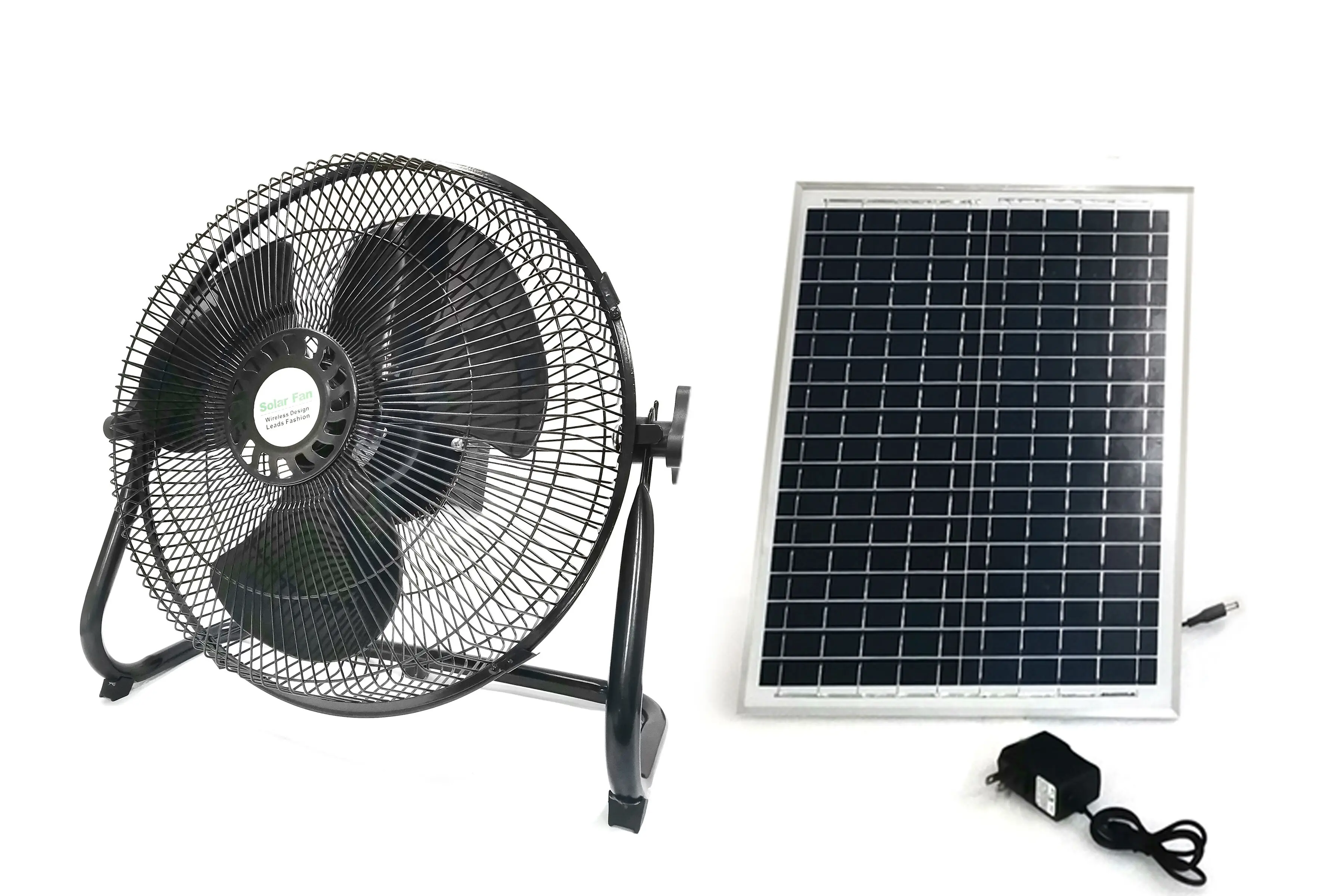 Hot Rechargeable Fan Solar Charging With Solar Panel Rechargeable 12 ...