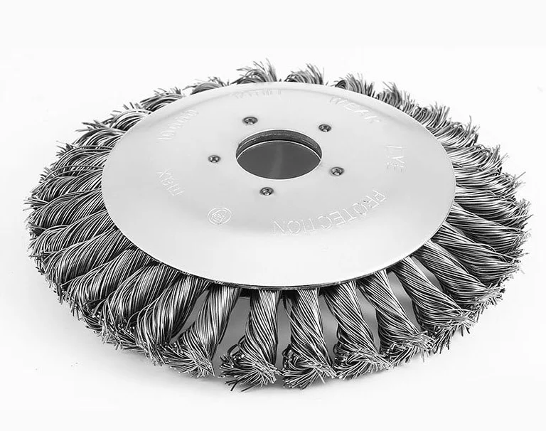 Durable Derusting Weeding Wheel Twisted Steel Wire Brush Trimmer Head ...