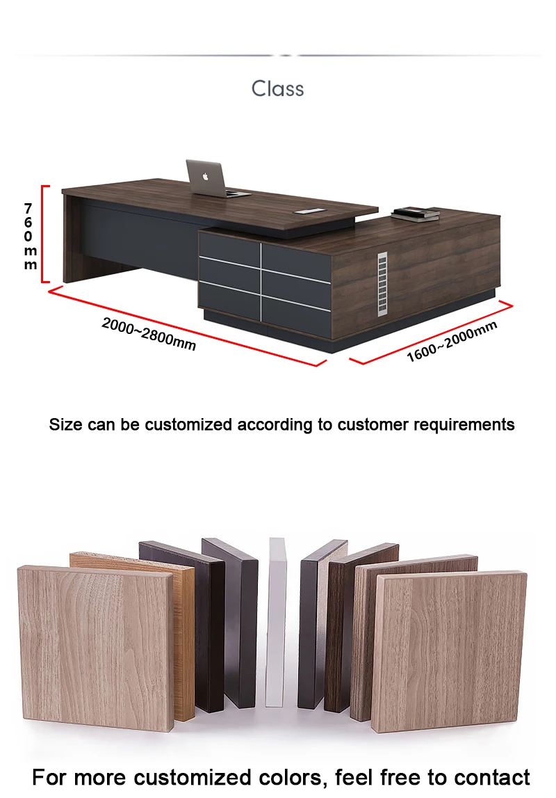 Wood Boss Luxury Office Executive Tables - Customizable