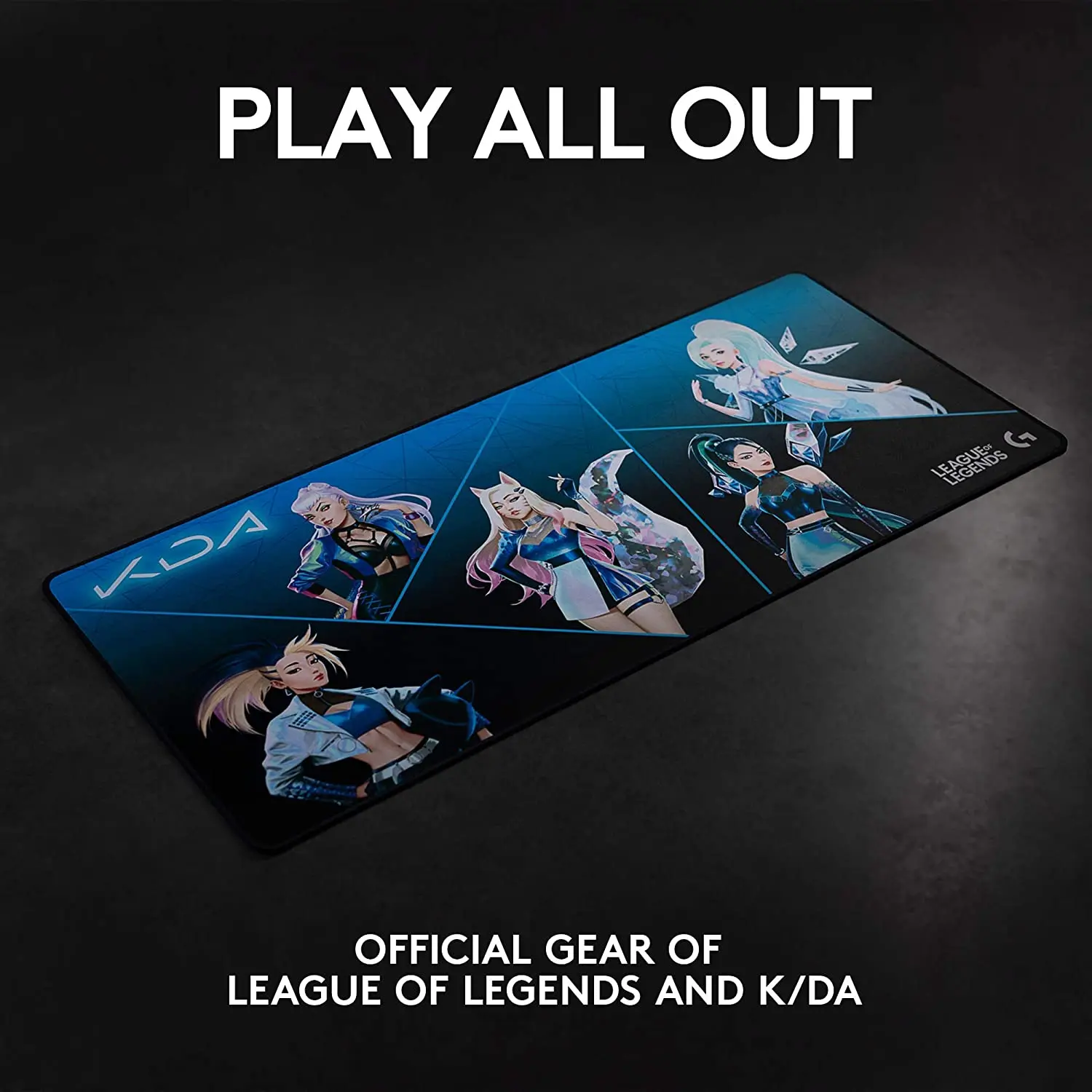 Logitech G840 XL Gaming Mouse Pad KDA League of Legend LOL Limited ...