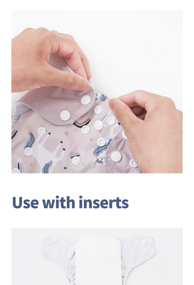 Coola Peach Reusable Pocket Cloth Diaper Waterproof Customized Recycled ...