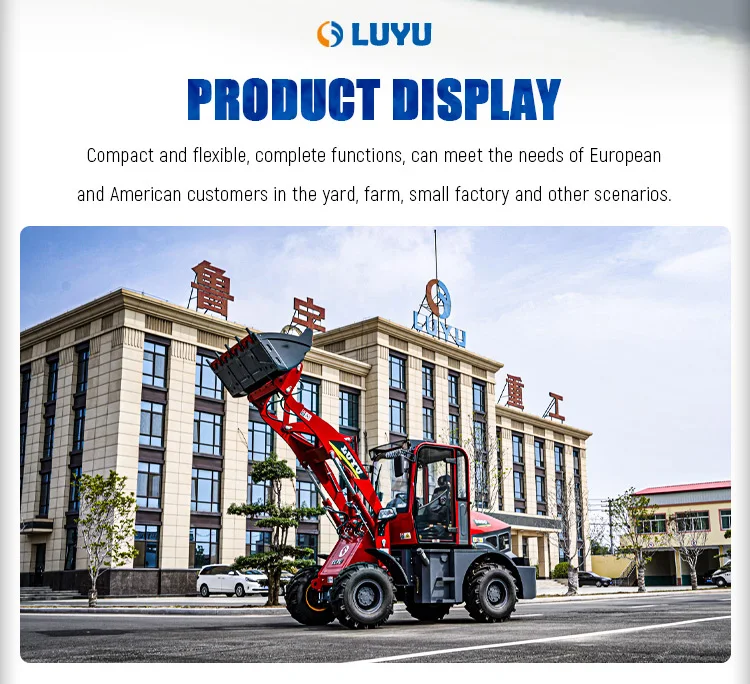 New Design 4x4 Mini Loader Wheel Loader Mini Wheel Loader For Sale ...