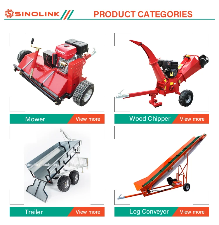 Small Atv Log Trailer Transporter (tb500) Forestry Machinery Forest Atv ...