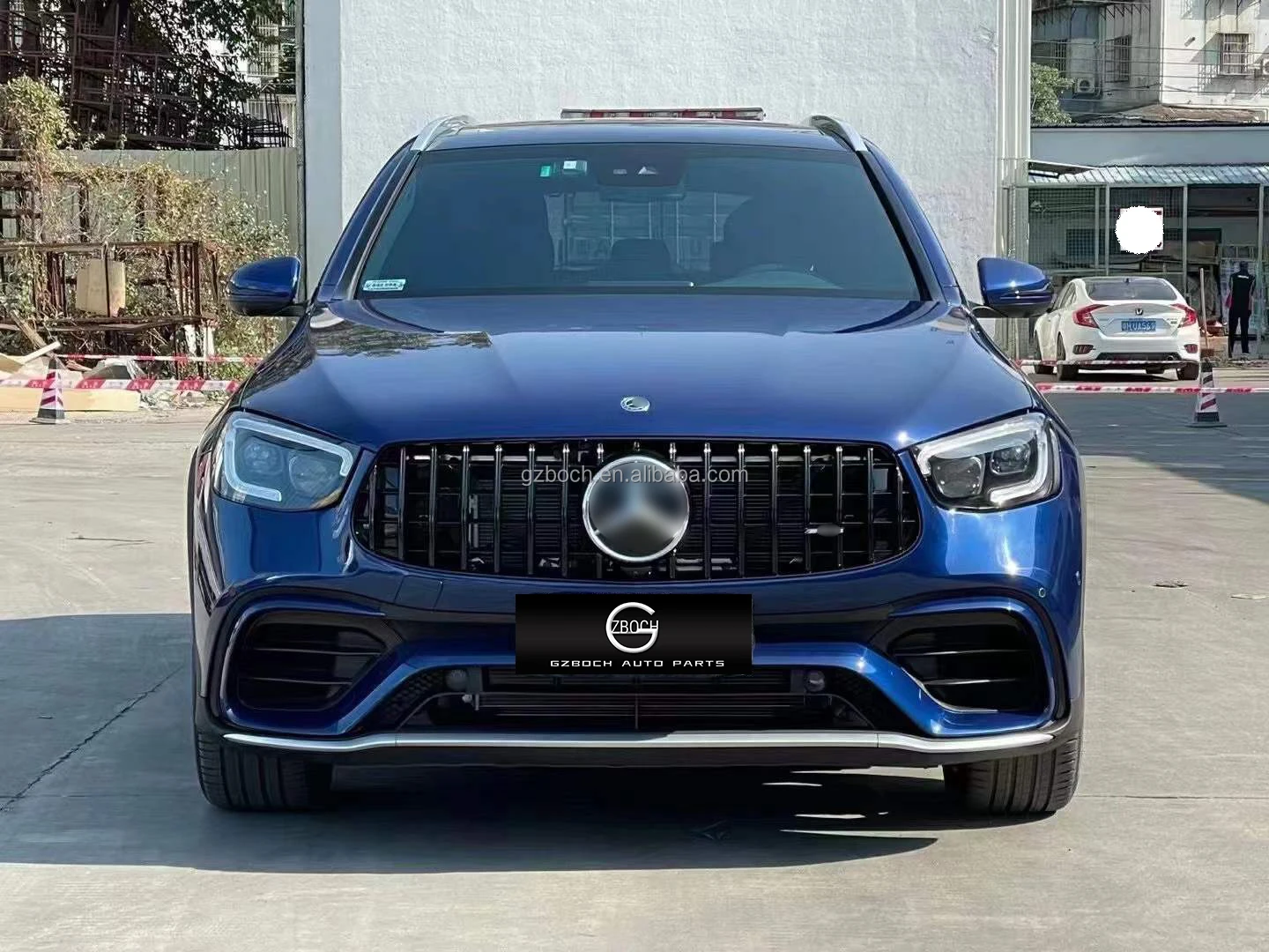 奔驰2020 + X253 Glc级至glc63 Amg汽车保险杠内衬轮拱后扩散器汽车格栅的glc车身套件 - Buy Bodykits ...