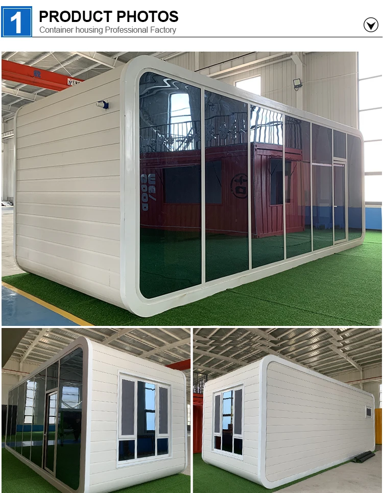 Prefab Container House apple Capsule Office Tiny House apple Cabin ...