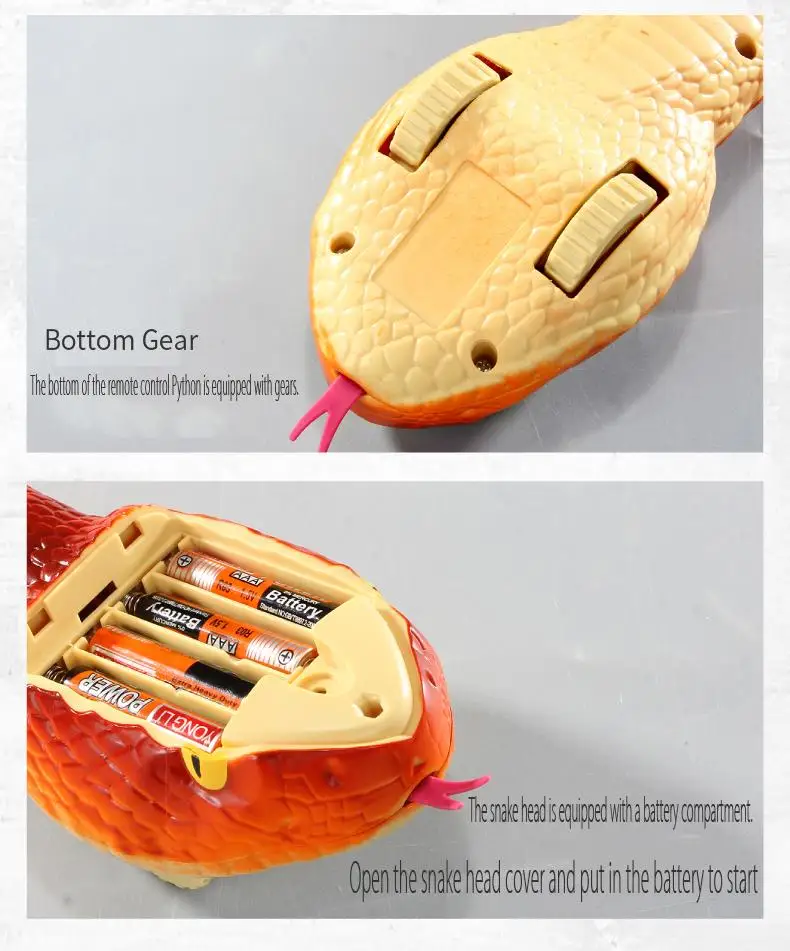 Jiahuifeng 2021 Hot Sale Wholesale Rc Animal Boa Constrictor Flexible 2 ...