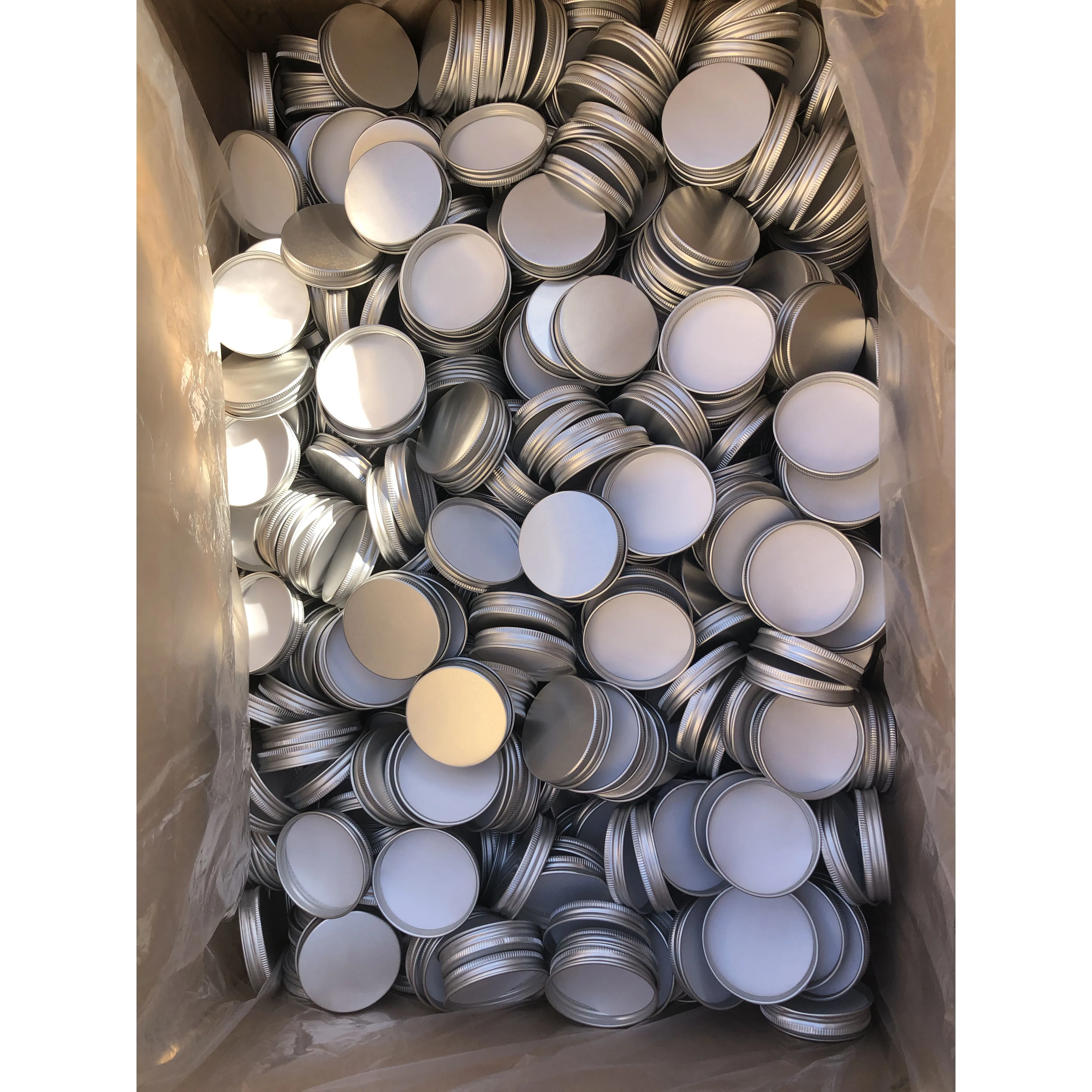 One Stop Service 28 Mm White Golden Silver 28mm Aluminium Cap Metal ...