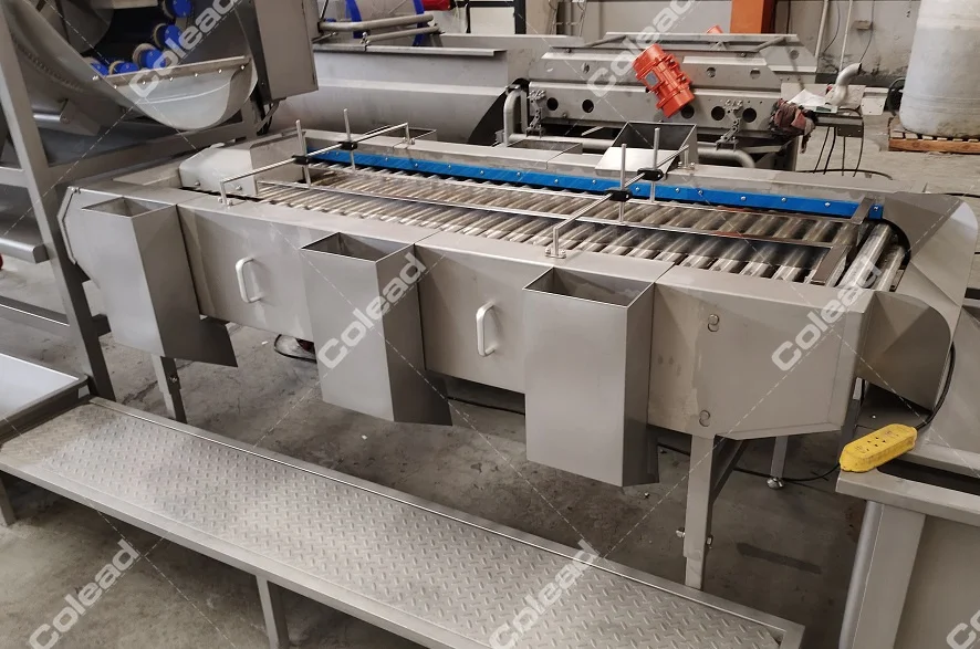 Factory Customized Stainless Steel Roller Conveyor Table Inspection ...