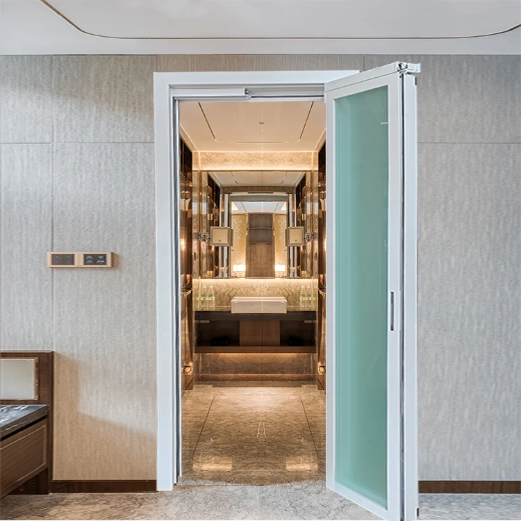 Aluminum Folding Hinge for Interior Glass Doors - Save Space