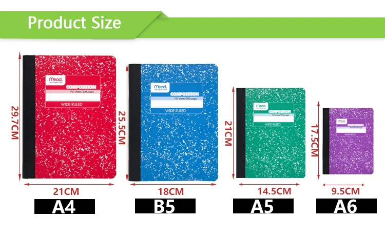 Cheap A4 Soft Cover School Exercise Books for Students