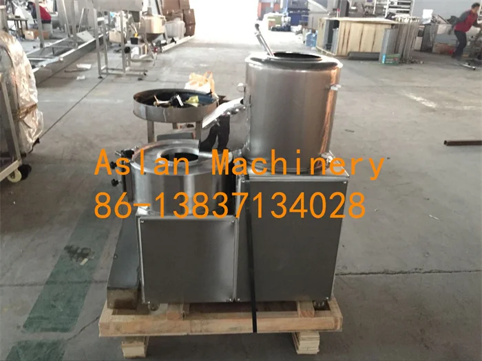 Potato Washing Peeler Wave Slicer Machine /Potato Washing Peeling ...