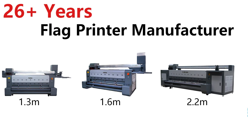 High Productivity 4head Flag Printer Machine - Sublimation