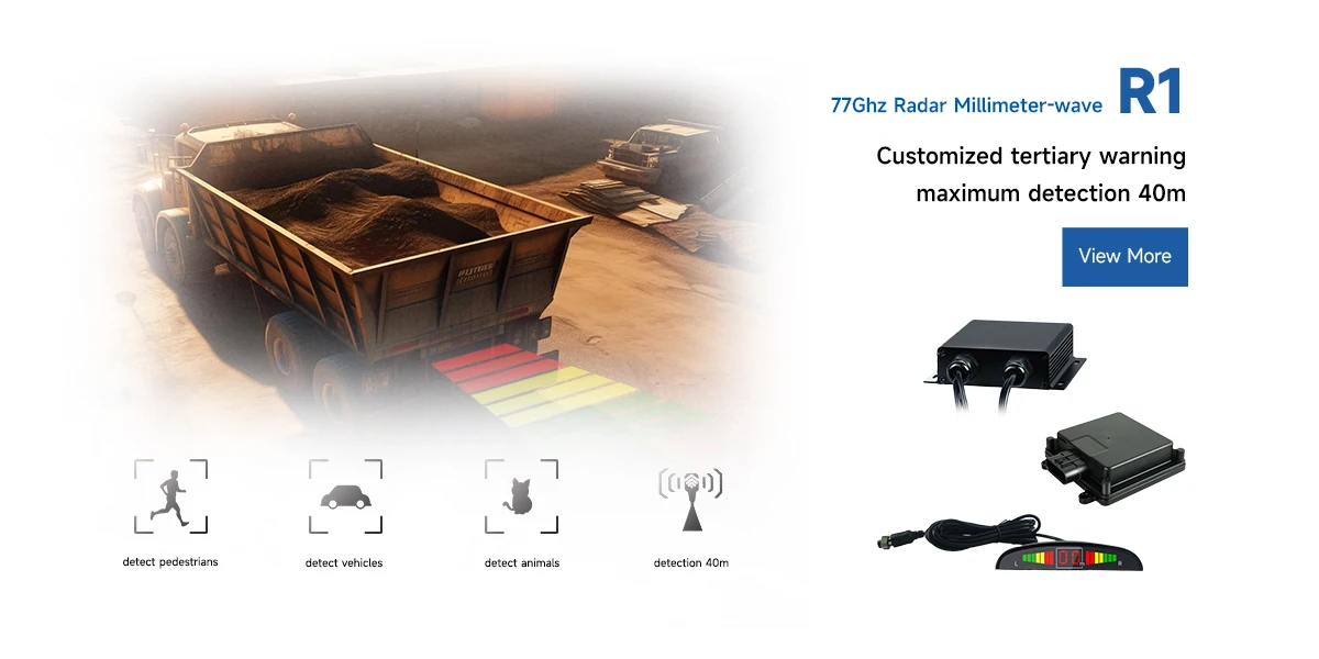 New AI Multi-function Camera Blind Spot Sensor 77G Radar Obstacle Avoidance Warning System ...