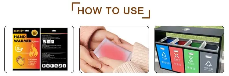 Single Use Hand Warmer Patch Heat Pack Hot Pad Hot Pack Hand Warmer ...