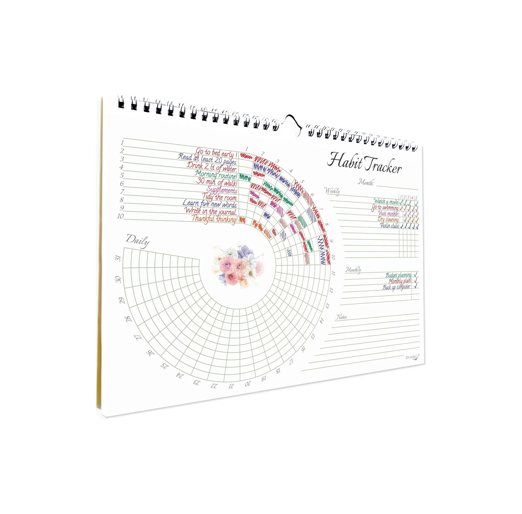 Myway 2024 Habit Tracker, Habit Tracker Journal, Habit Tracker Calendar ...