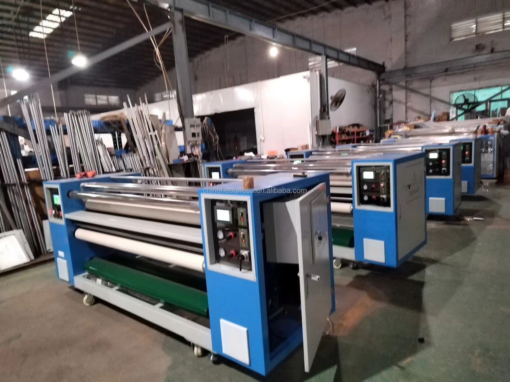 60x190cm Digital Calendar Sublimation Heat Transfer Machine For Garment ...