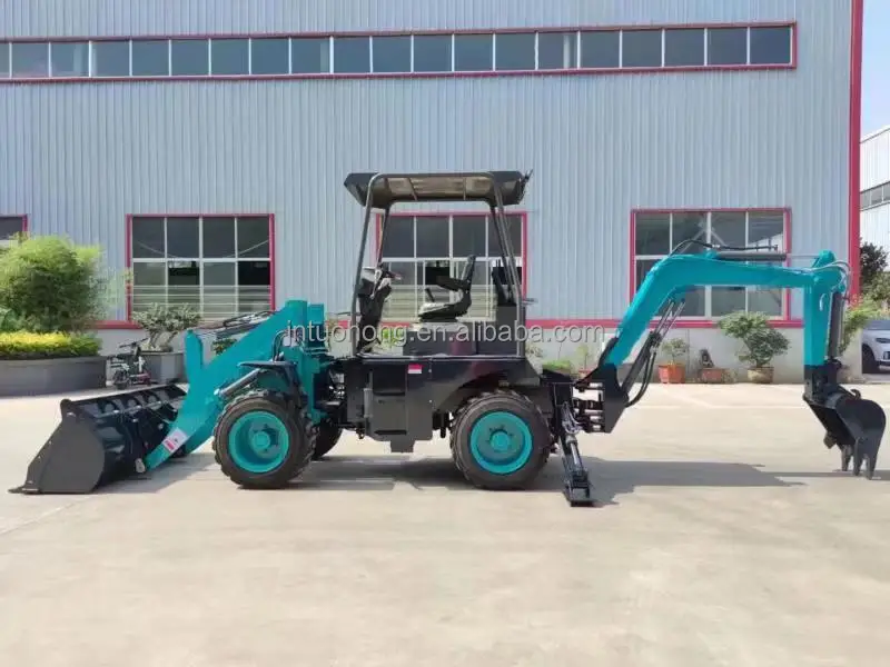 TOHO TH10-50 Mini Backhoe Loader - 3.0 Ton Earth Moving Machine for ...