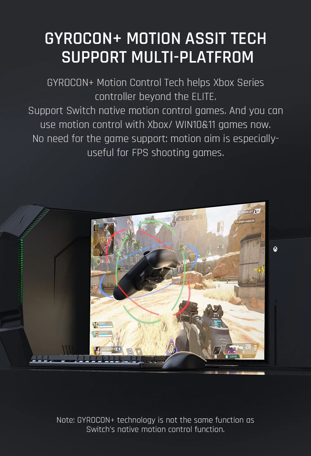 ARMORX Pro Wireless Back Button for Xbox Series Controllers