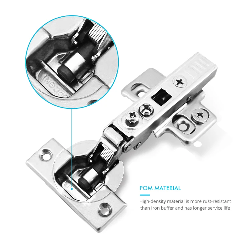 TOPCENT Soft Closing Concealed Hinge - Full Overlay, 4D Adjustable ...