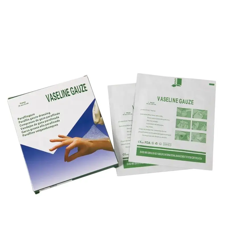 Sterile Vaseline Gauze - Disinfecting Paraffin Compress