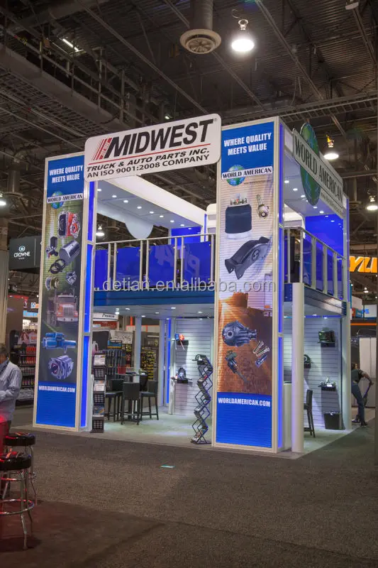 Aluminum Exhibition Stand System - Customizable Trade Show Booth