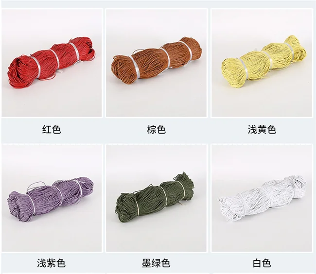 Multi-color Waxed Cotton String Waxed Cotton Cord For Hangtag - Buy ...