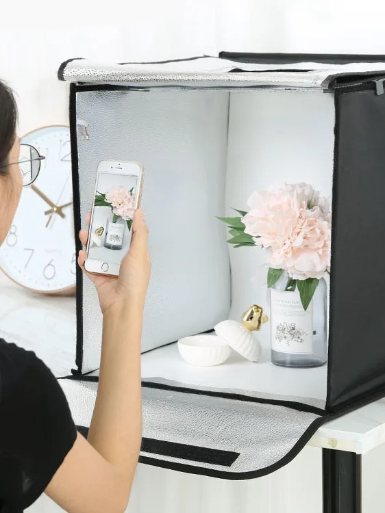 60cm Photo Box Foldable Led Light Box Products Photography Shooting ...