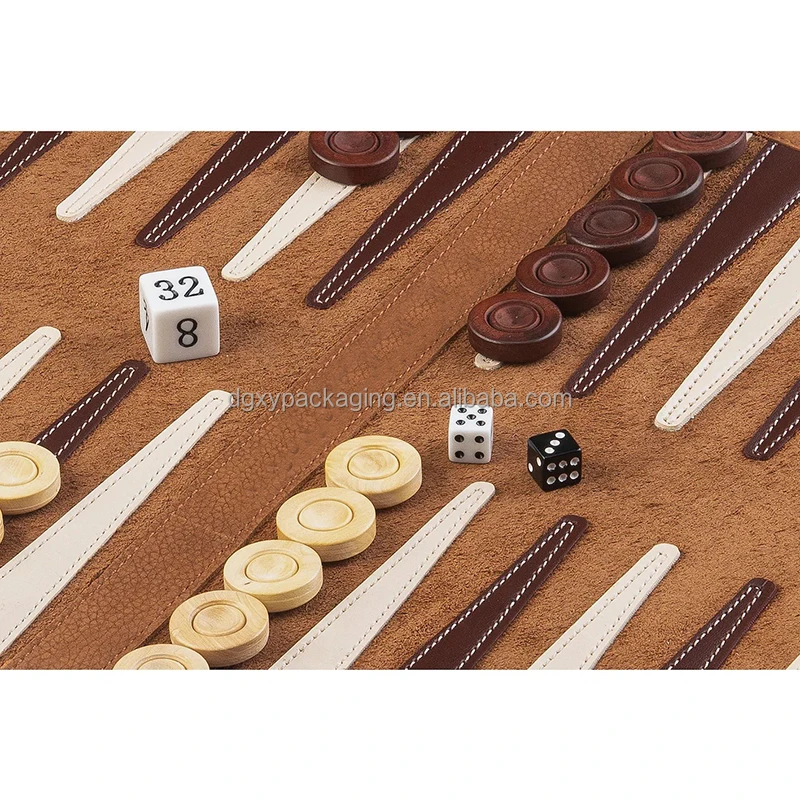Genuine Suede Backgammon Set Travel Size High Quality Personalized ...