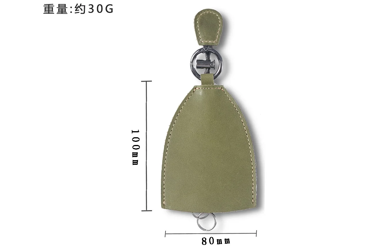 Custom Logo Pull-out Style Car Key Bag 100% Genuine Leather Keys Cover ...