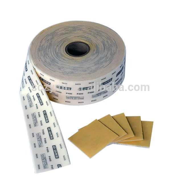 115mm*125mm Sanding Sheet Foam Sandpaper 200pcs 25m A Sandpaper Roll ...