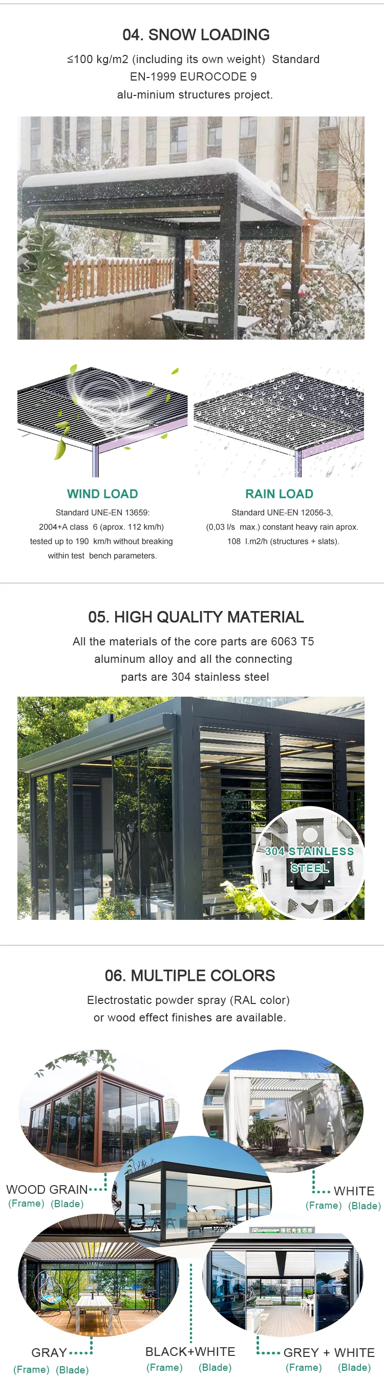 Outdoor Louver Roof System 3x4 Garden Shed Louvre Bioclimatic Aluminium ...