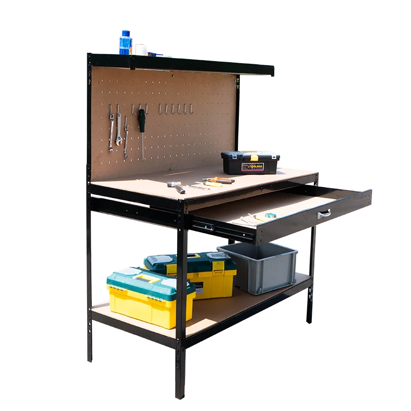Workbench, Steel Garage Workbench, Tool Storage Work Bench Workshop ...