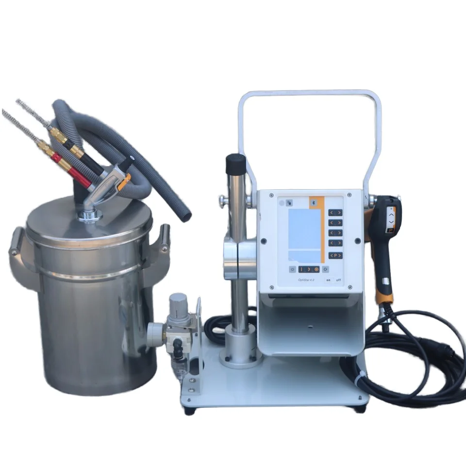 Manual Electrostatic Spray Gun Lab Powder Coating Machine For Small ...