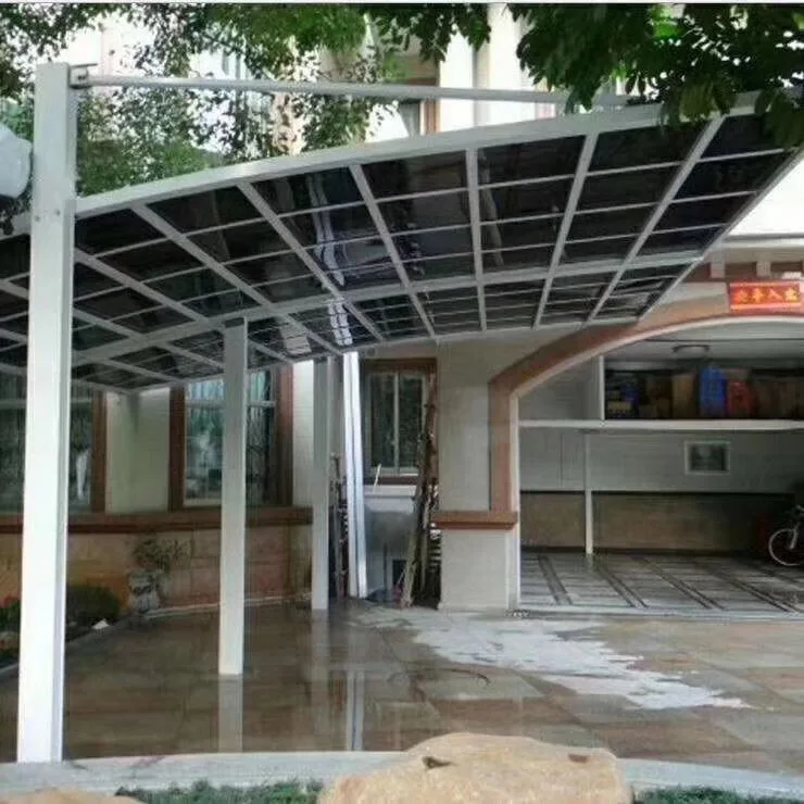 Outdoor Garage Polycarbonate Roof Car Carport Sun Shade Aluminum Carage ...