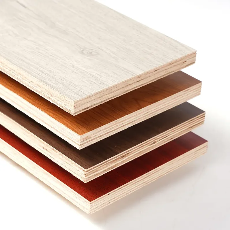 Free Sample High Gloss Melamine Laminated Veneer Plywood 8x4 Feet ...