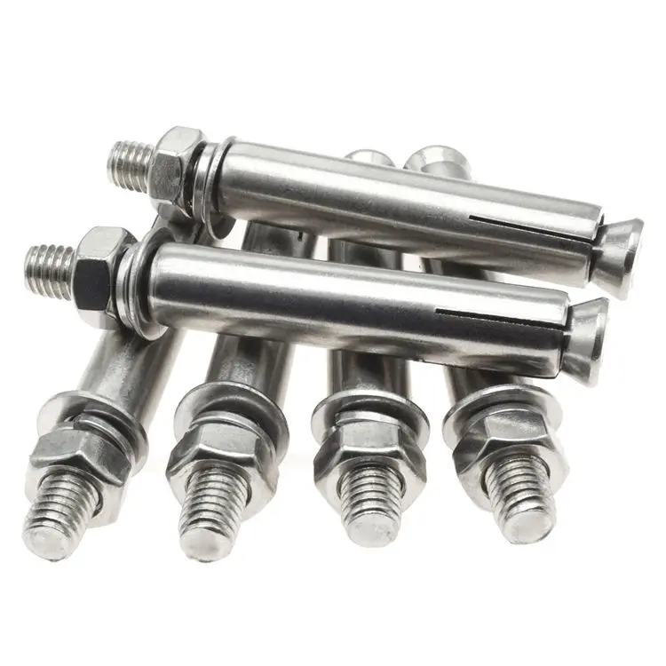 Stainless Steel Through Bolt Anchors Marine Concrete Stud Anchor Bolts ...