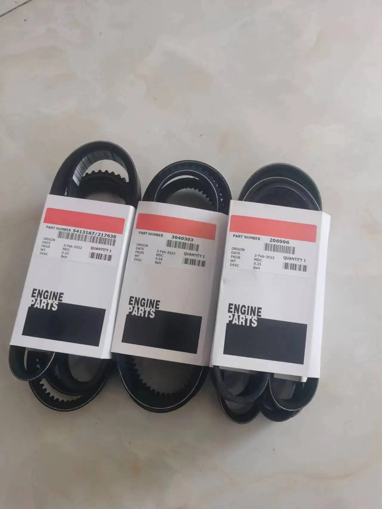 Cummins Generator Fan Belt 5413187 - Durable & Standard