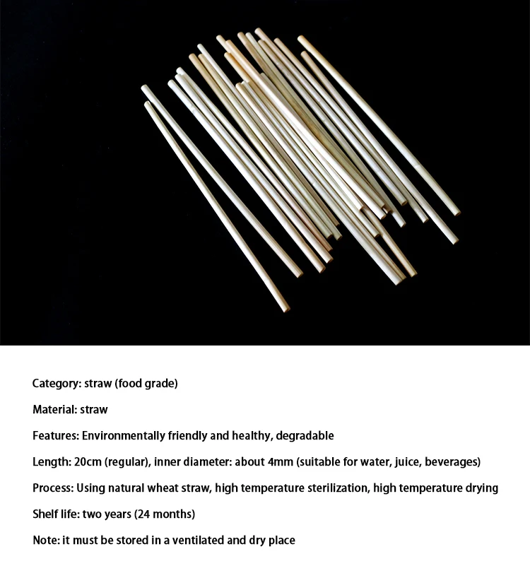 100% Natural Plant Wheat Straw Eco Friendly Degradable Biodegradable ...