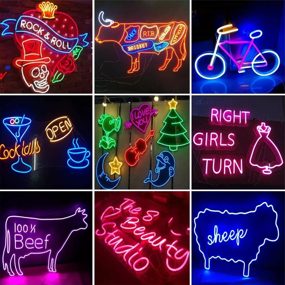 LED Neon Flex Sign Lights - Bright, Durable, and Versatile
