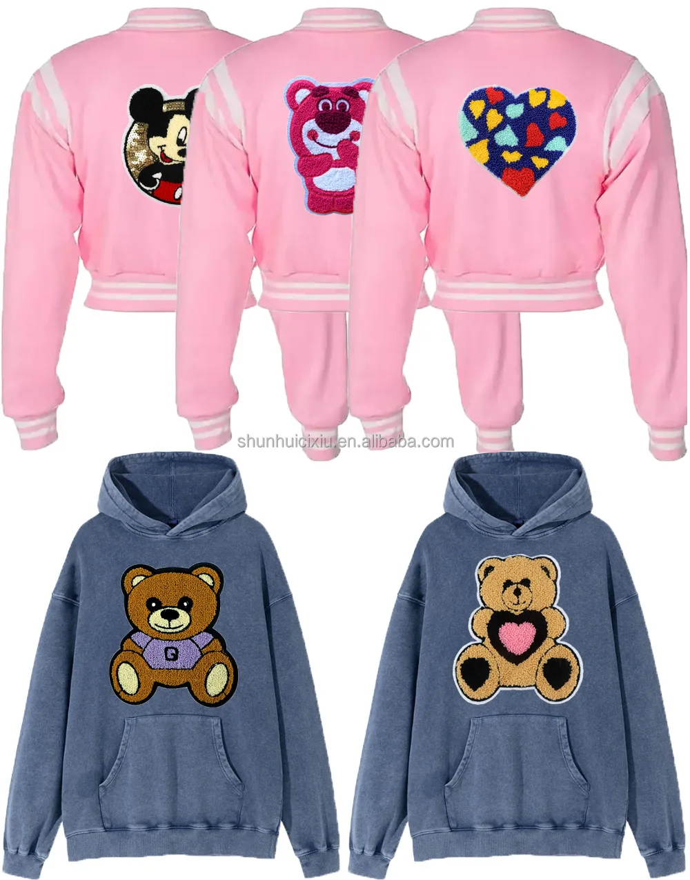 Custom Large Size Chenille Patches Design Iron On Sew On Chenille ...